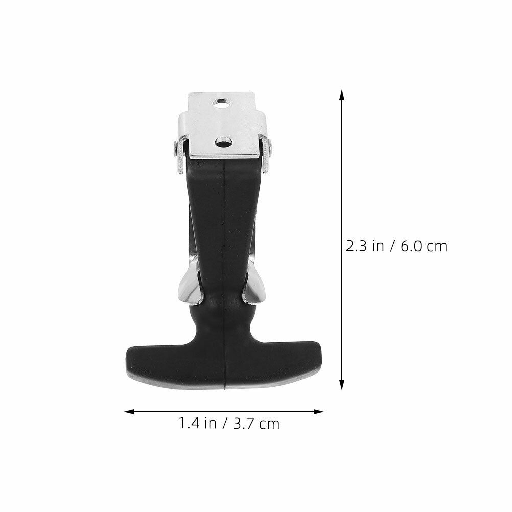 Гибкая Застежка T-Ручка С Резиновым Уплотнением, 6.00X3.70X1.50CM, Для Автомобилей И Техники, 3 Шт