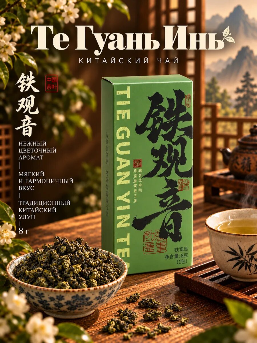 Чай китайский Те Гуань Инь, 8 г
