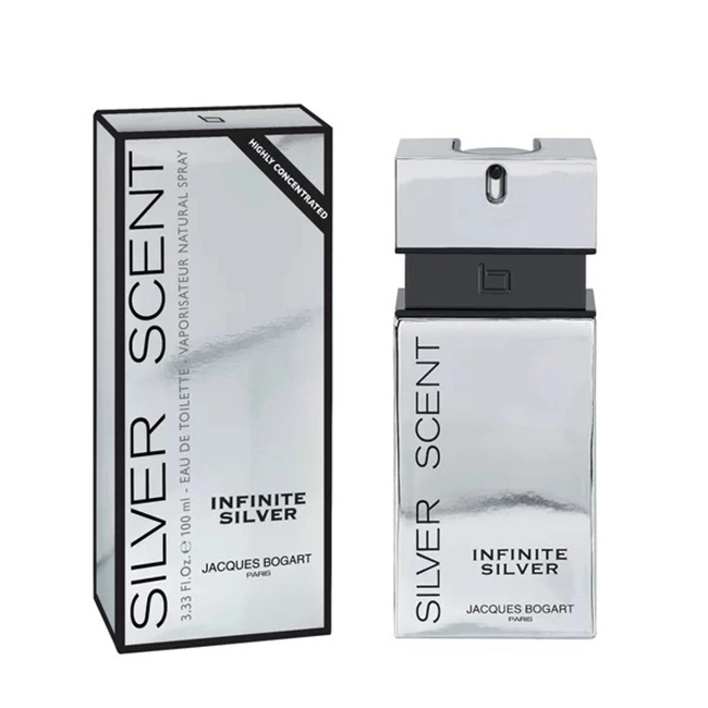 Аромат мужской Jacques Bogart Silver Scent Infinite Silver 100 мл - Жак Богарт Сильвер Инфинит