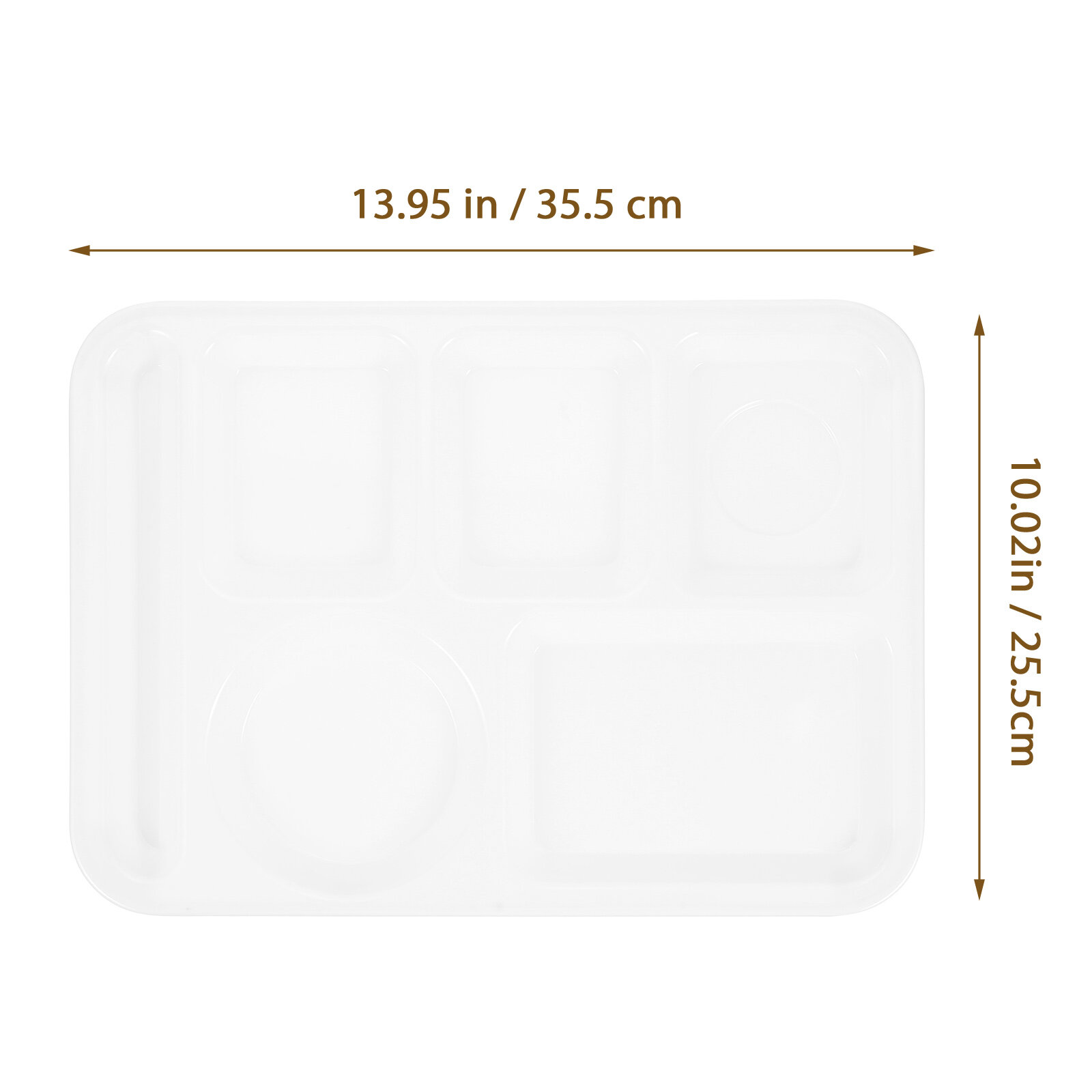 Противень С Отделениями Для Здорового Питания Размером 35.5X25.5X2Cm