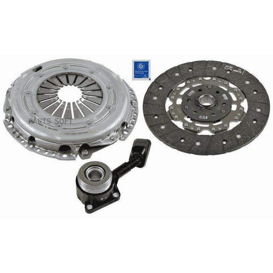 Комплект сцепления FORD 1.6 TDCi Mondeo 10- / S-MAX 11- / Galaxy 11- \ VOLVO 1.6D S60/S80/V60/V70 11 от официального дистрибьютора, SACHS, артикул 3000990378
