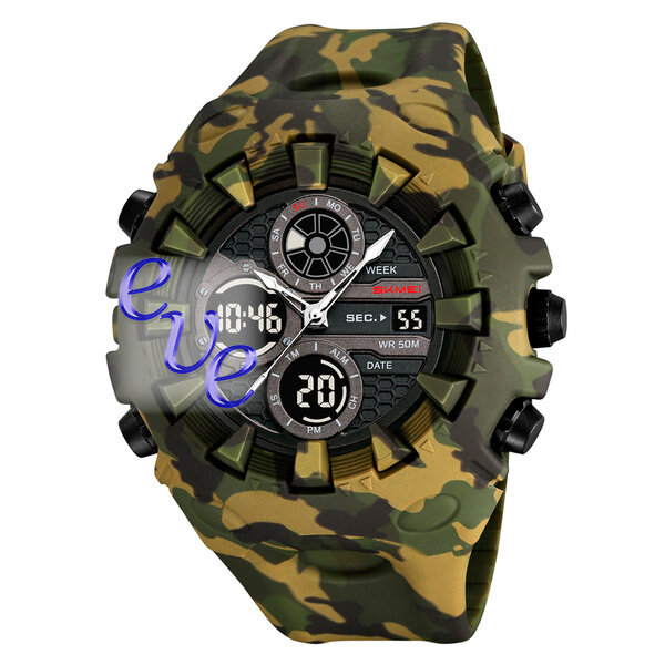 Наручные часы Skmei 2752CMGN army green camouflage