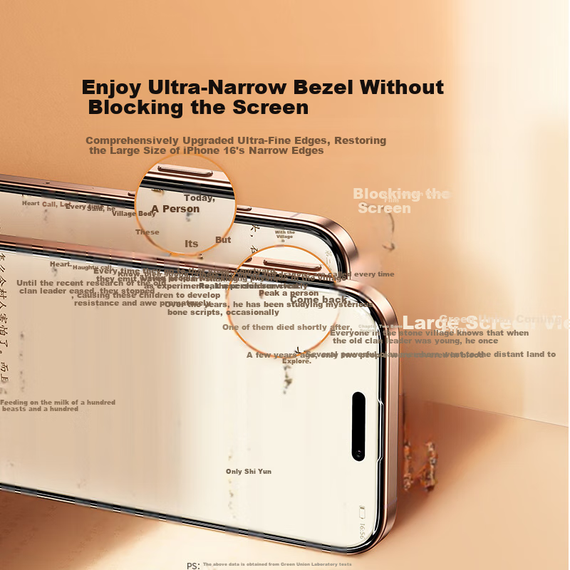 UGREEN Защитная пленка из закаленного стекла для iPhone 16 Pro Max полное покрытие против падений и отпечатков пальцев