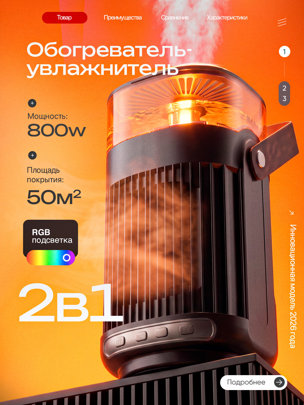 Тепловентилятор, обогреватель для дома