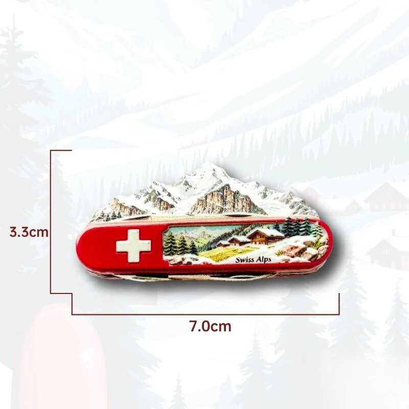 Магнит на холодильник BearPaw Swiss Alps
