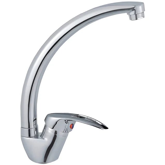Смеситель для кухни Frap H39 F4139-2 с поворотным изливом, хром, глянцевый, однорычажный, с керамическим картриджем