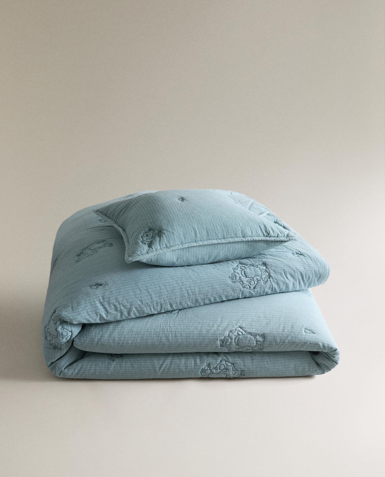 Покрывало детское ZARA HOME "Корпорация монстров", синий, размер 180 x 250 см 4631/005/400-45