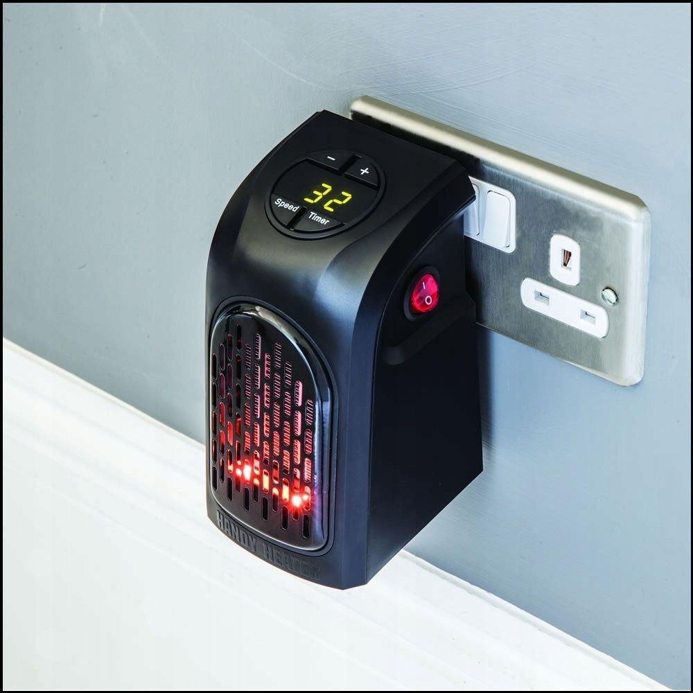 Обогреватель для дома экономный Handy Heater 400вт, обогрев 23 кв. м / тепловентилятор настенный