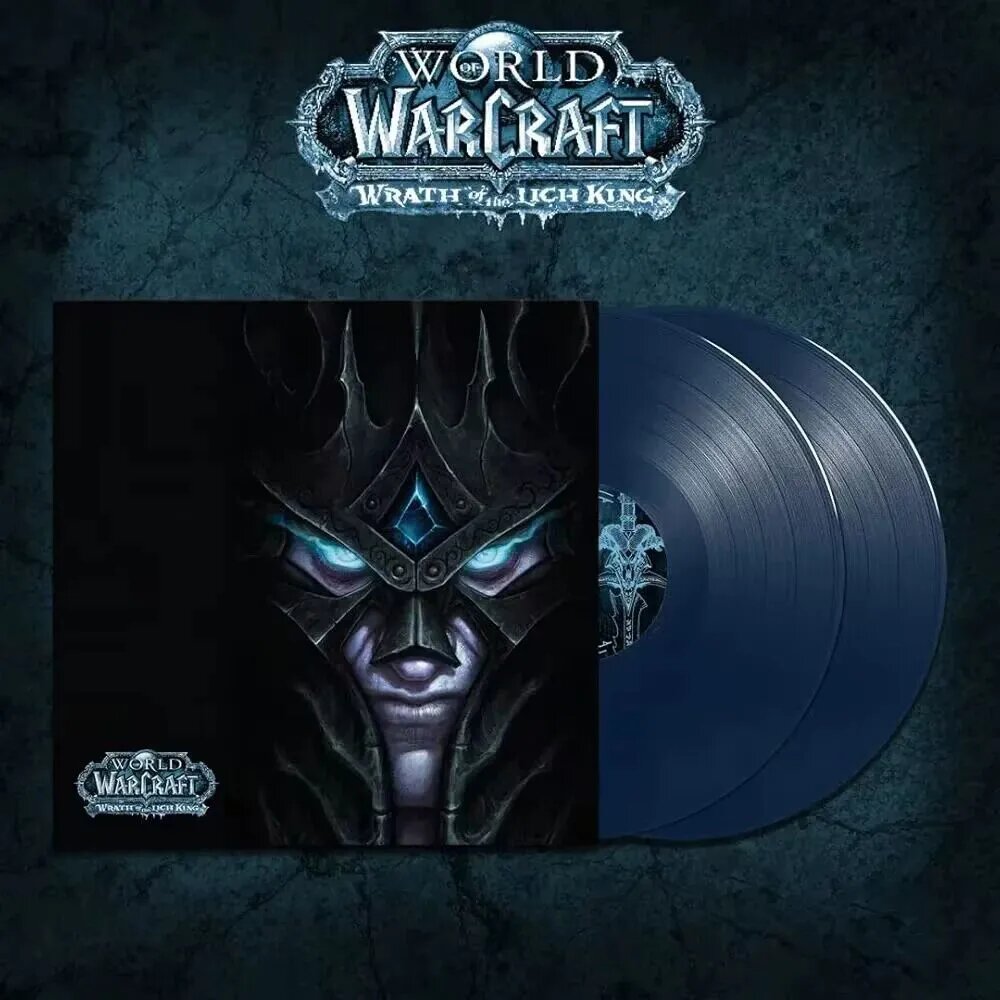В наличии винил 2LP World of Warcraft: Wrath of the Lich King саундтрек синий винил видеоигры новый нераспечатанный