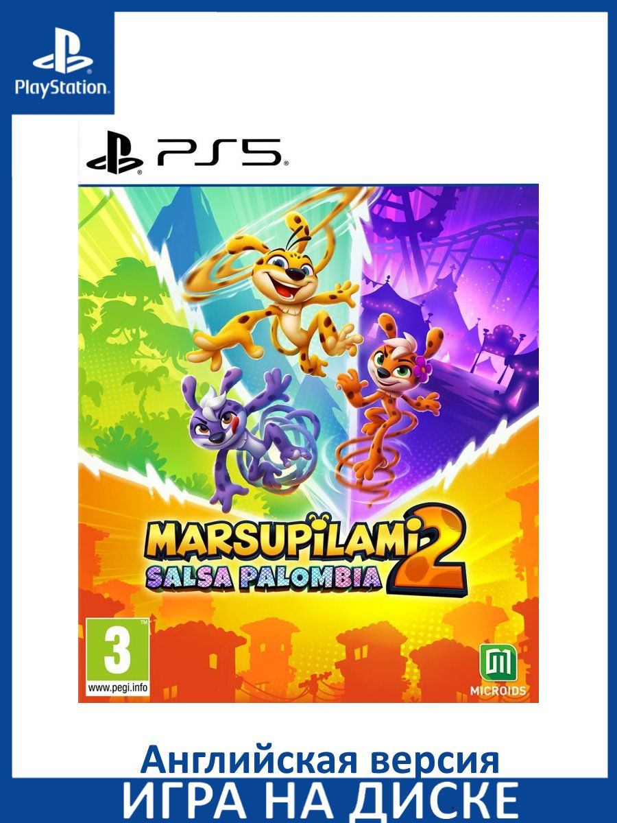 Игра Marsupilami 2: Salsa Palombia PS5 Диск на PlayStation 5 Английская версия