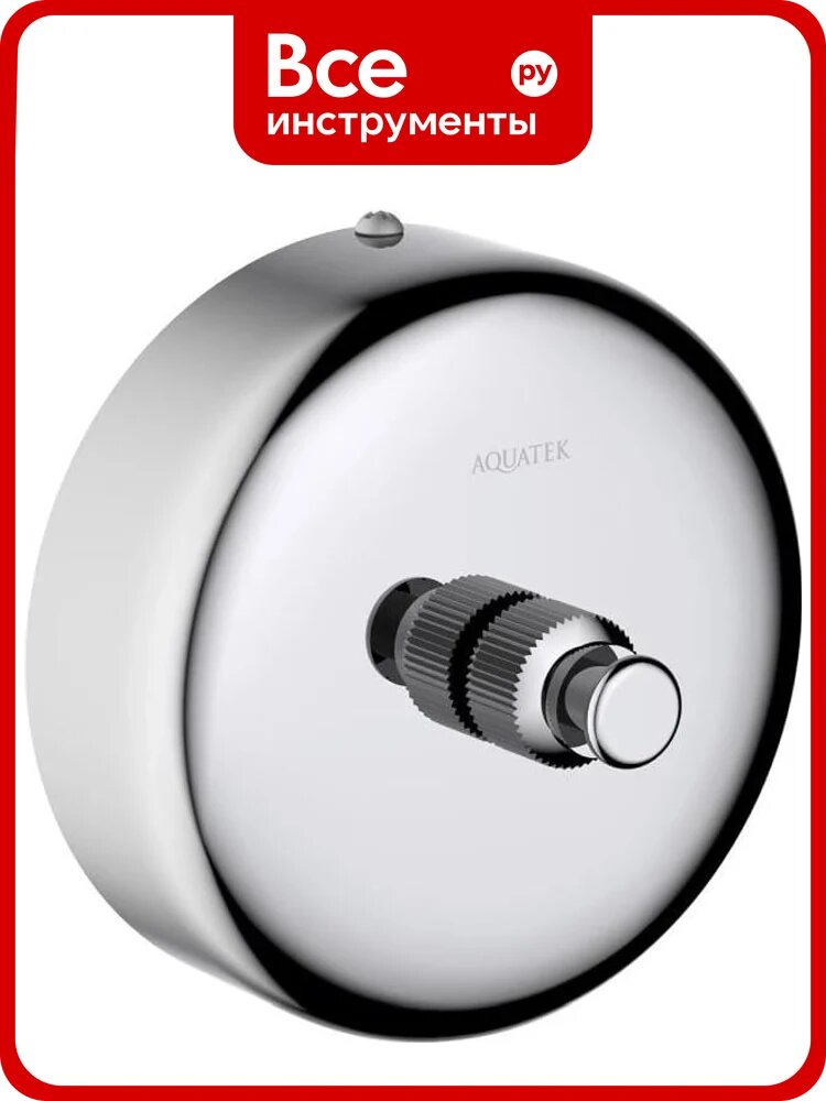 Веревка для белья AQUATEK 2.5 м, в комплекте с держателем, полир. хром AQ4994CR 00000135734