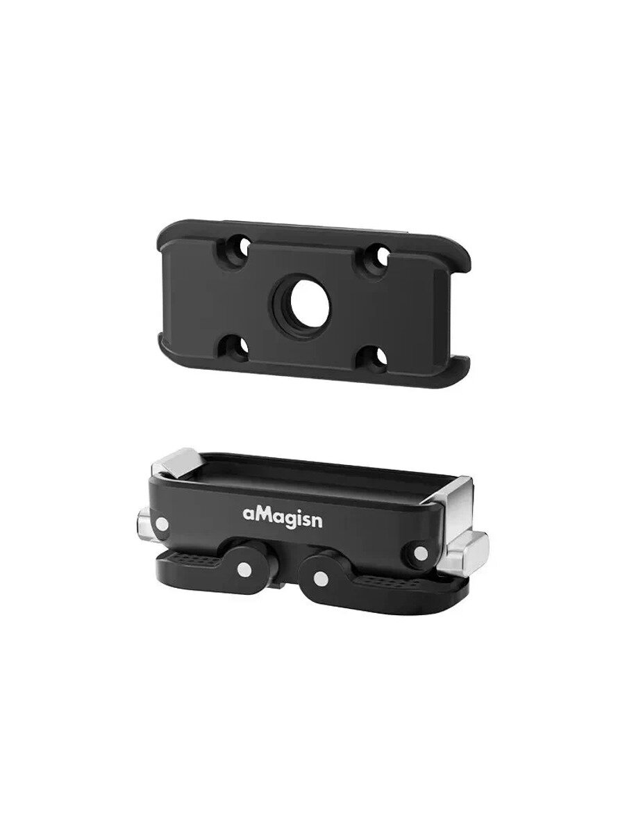 Быстросъемное металлическое магнитное крепление для GoPro 8 9 10 11 12, бежевое, 21