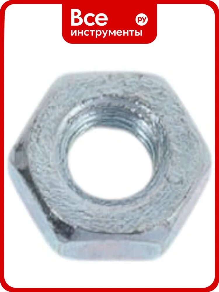 Гайка BTI DIN 934, проч. 8, цинк, М 3, 100 шт. 00934 003 03