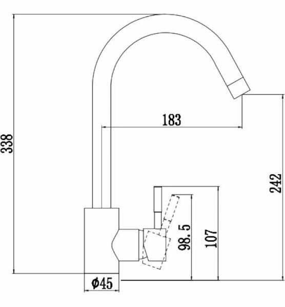 Смеситель Fmark FS8232W — фото 1