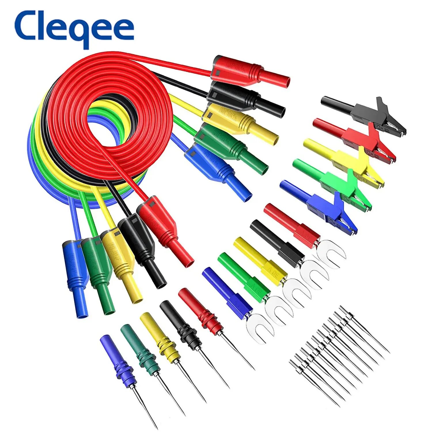 CLEQEE Cleqee P1050B Комплект измерительных проводов 30pcs Test Leads Kit