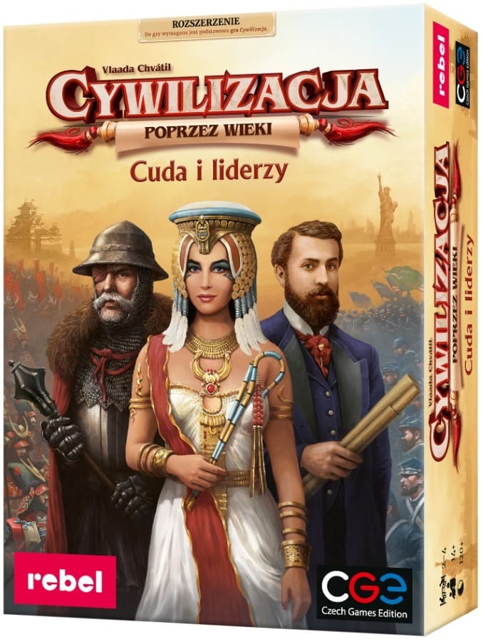 Дополнение для настольных игр Rebel цивилизация сквозь века чудеса и лидеры, для детей