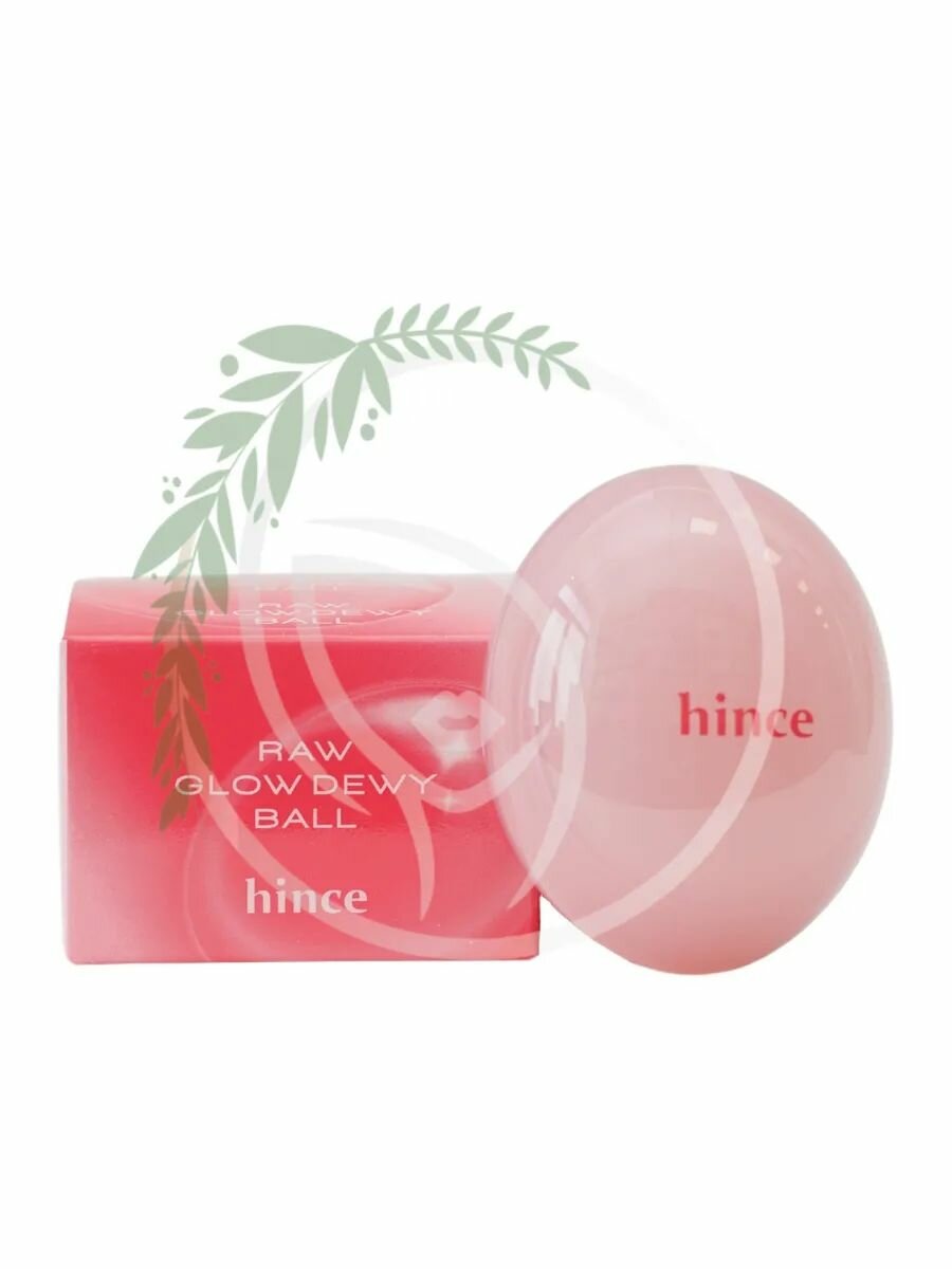 Hince Глянцевый мульти-бальзам для губ и скул Raw Glow Dewy Ball #02 HONEY CORAL