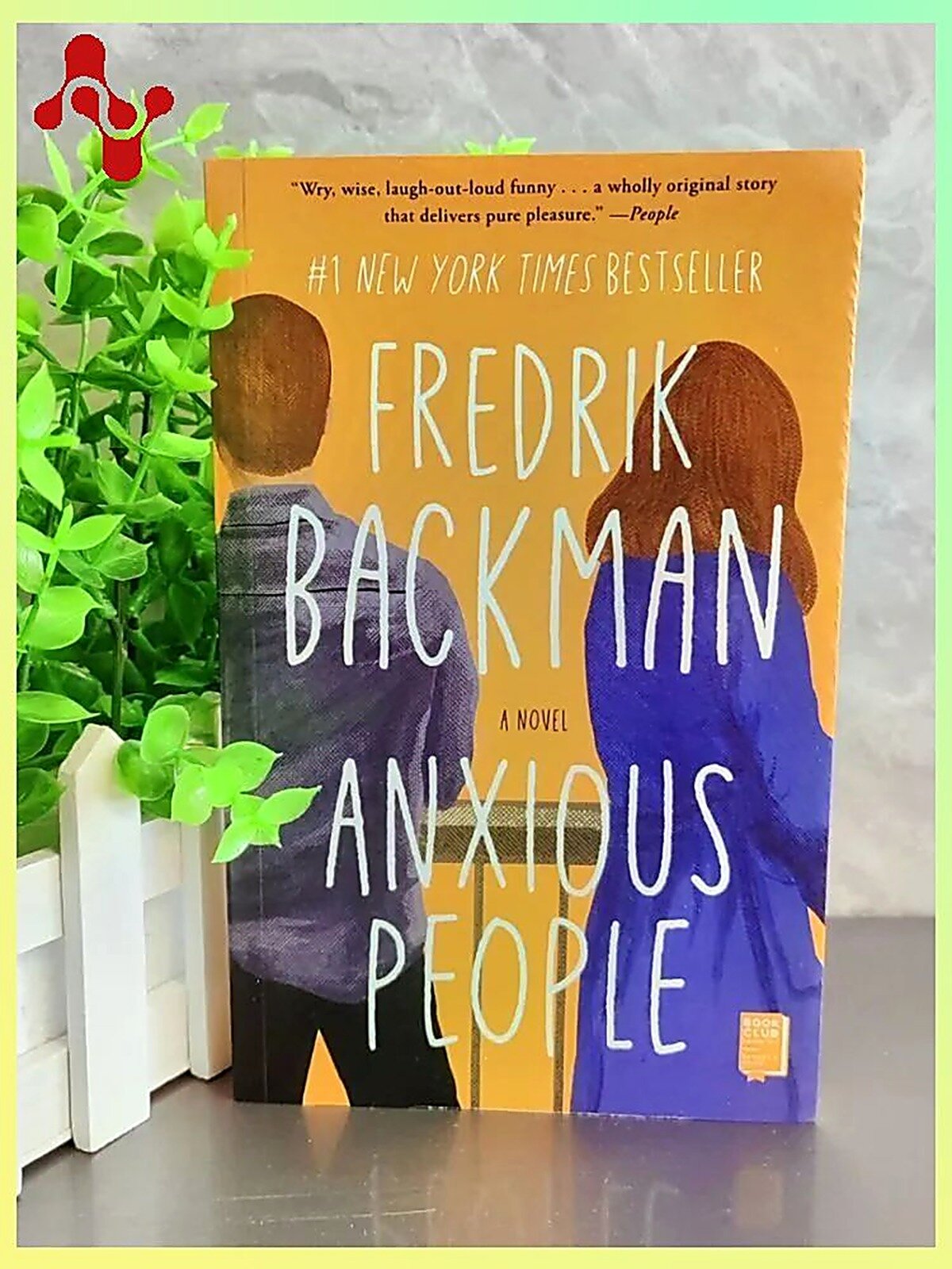Anxious People Fredrik Backman, Типографская, Мягкая обложка, Печатная книга, Английский, Биография