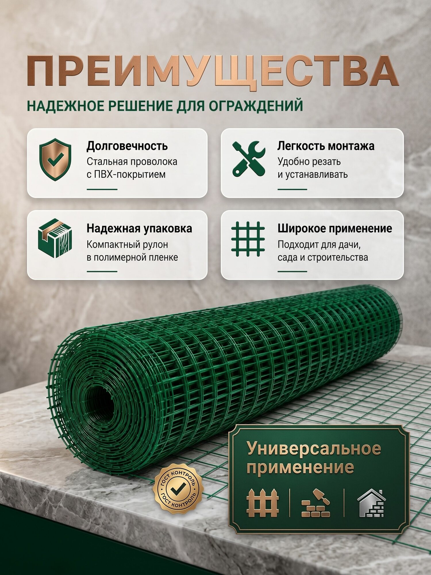 Решетка для забора — фото 1