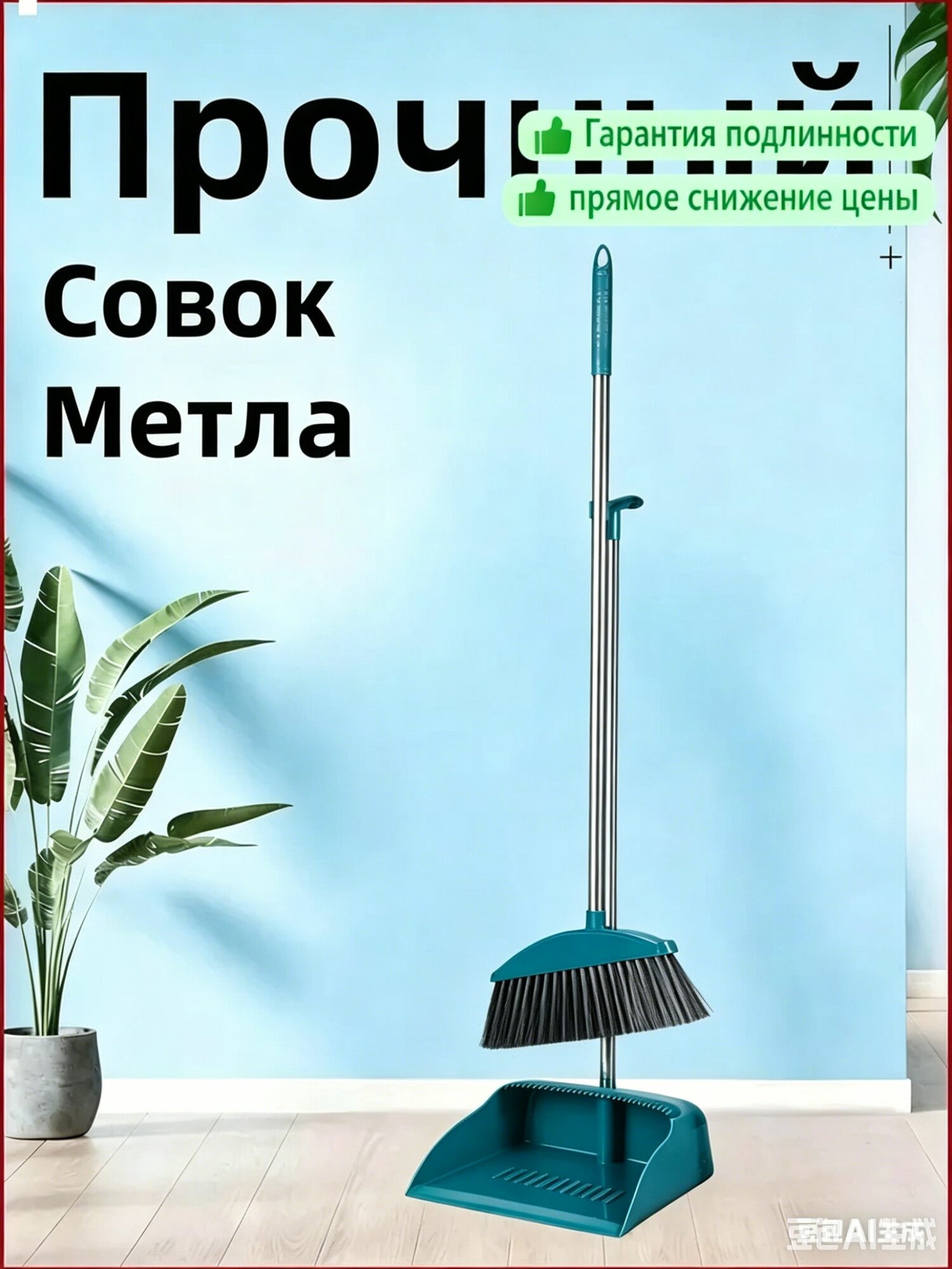 Веник с совком для уборки, совок и щетка для уборки, метла