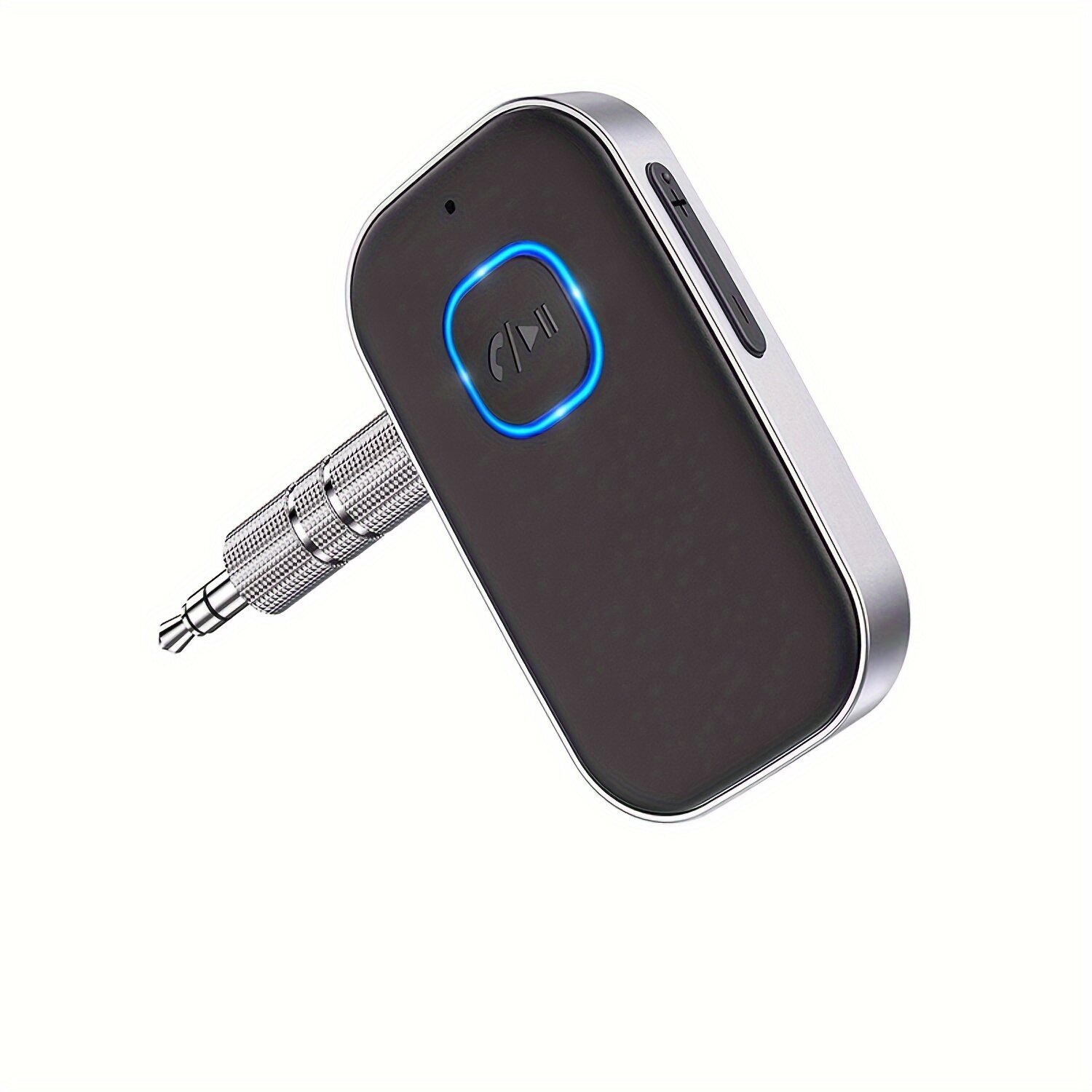 Беспроводной автомобильный AUX-адаптер с Bluetooth 5.0, шумоподавлением, поддержкой музыки и звонков, для домашних стереосистем и проводных наушников, режим громкой связи (стандартная модель)