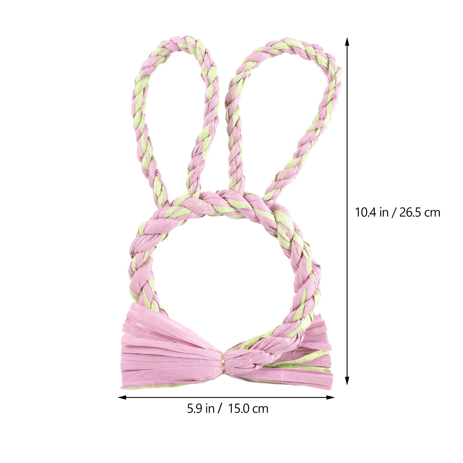 Украшение В Forme Кролика Для Вешания Декоративный Подвес Из Бумаги 26 5x15cm