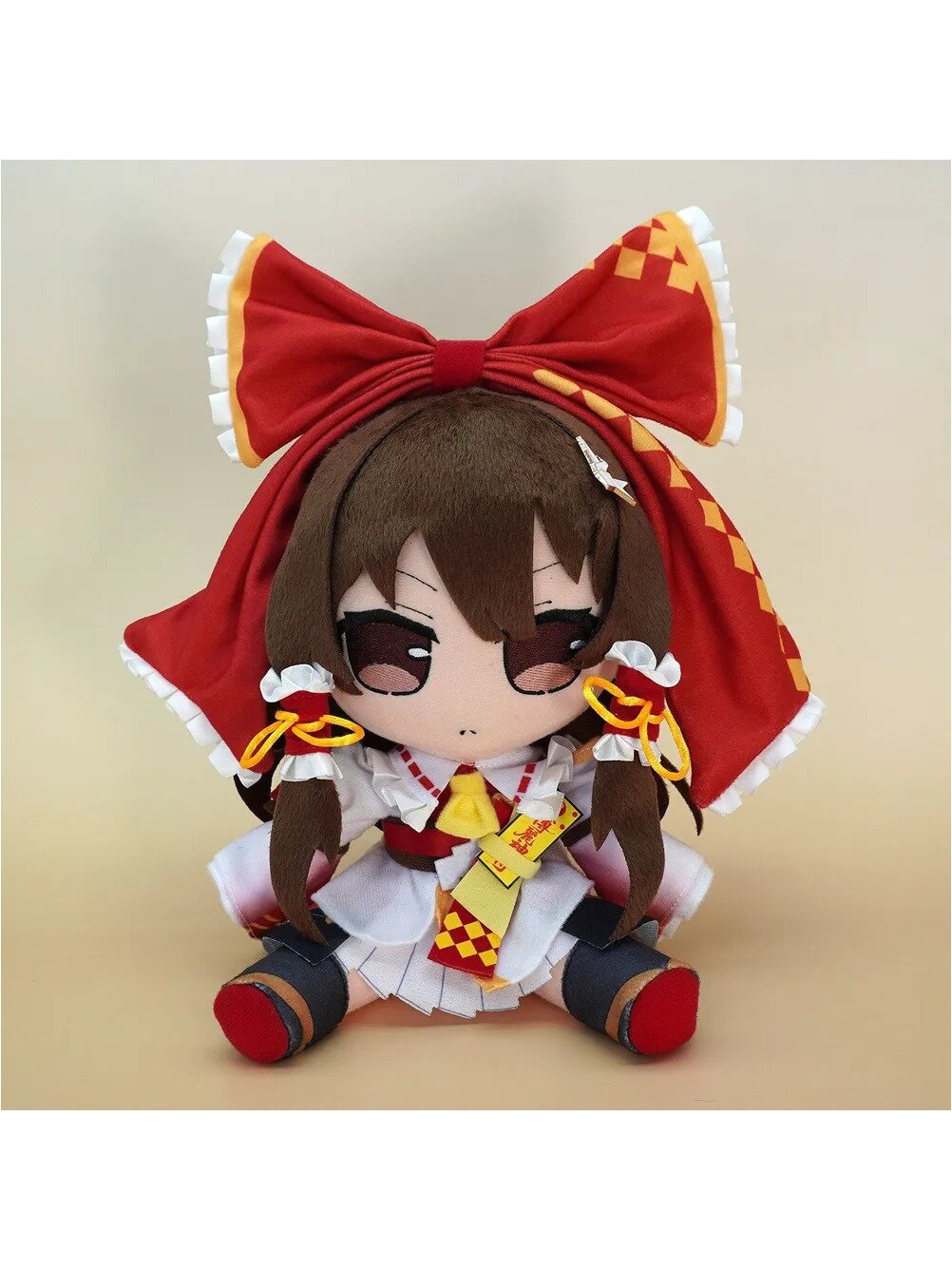 Мягкая игрушка Рейму Хакурей из Touhou Project, плюшевая кукла 20 см