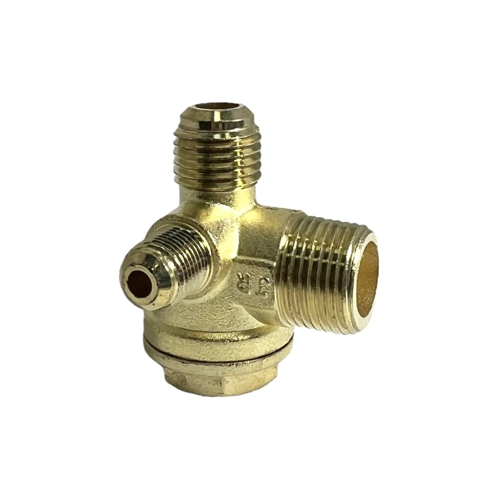 Клапан обратный для компрессора резьба наружная 1/4", 3/8", 1/8" Pegas pneumatic 4312