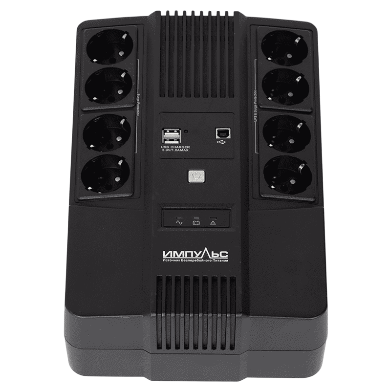 ИБП Импульс мастер 800, 480 Вт, Line-Interactive, IEC C14, Brick (кирпич) MT80107