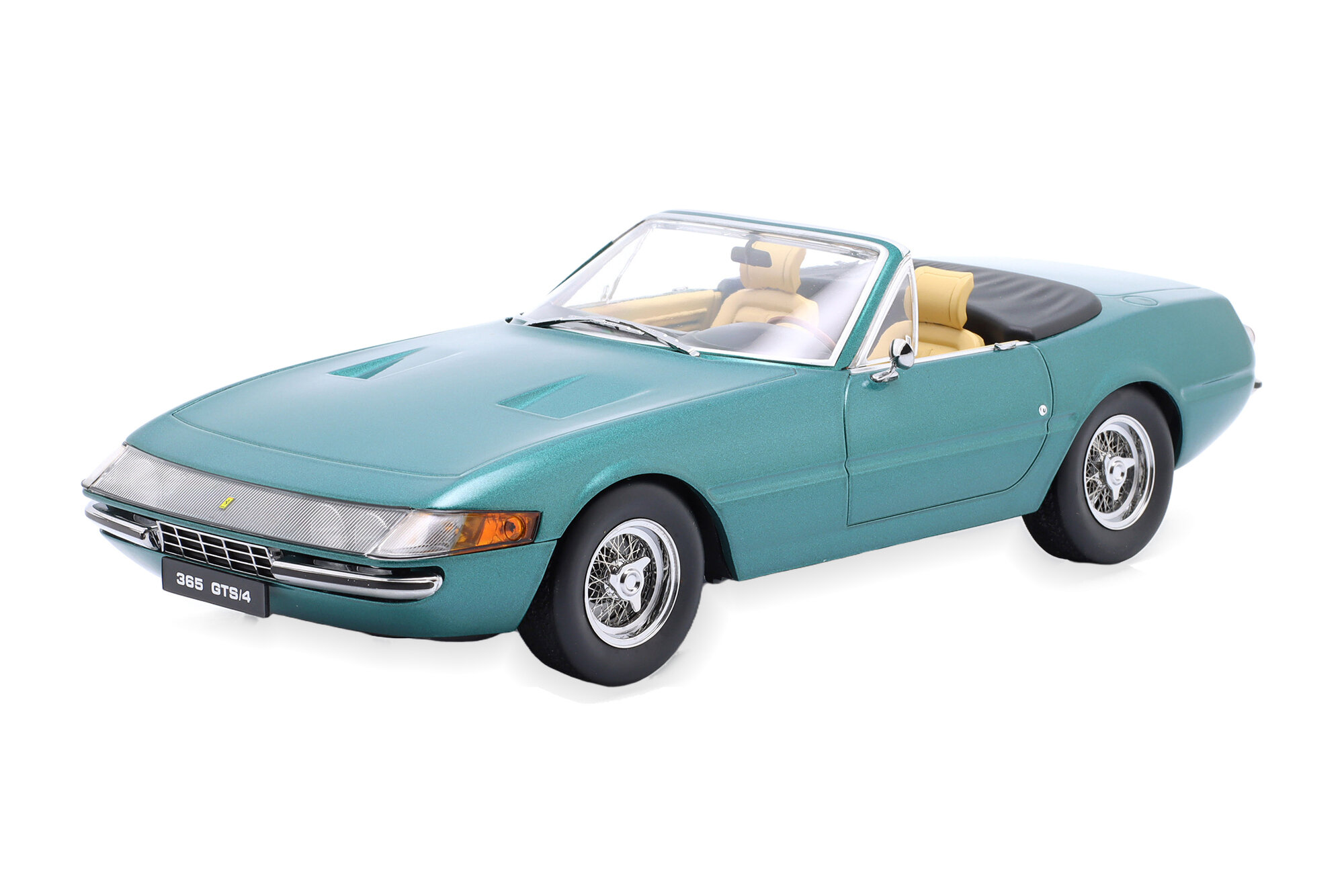 Модель коллекционная KK-SCALE Ferrari 365 GTS/4 1 series 1969 green metallic