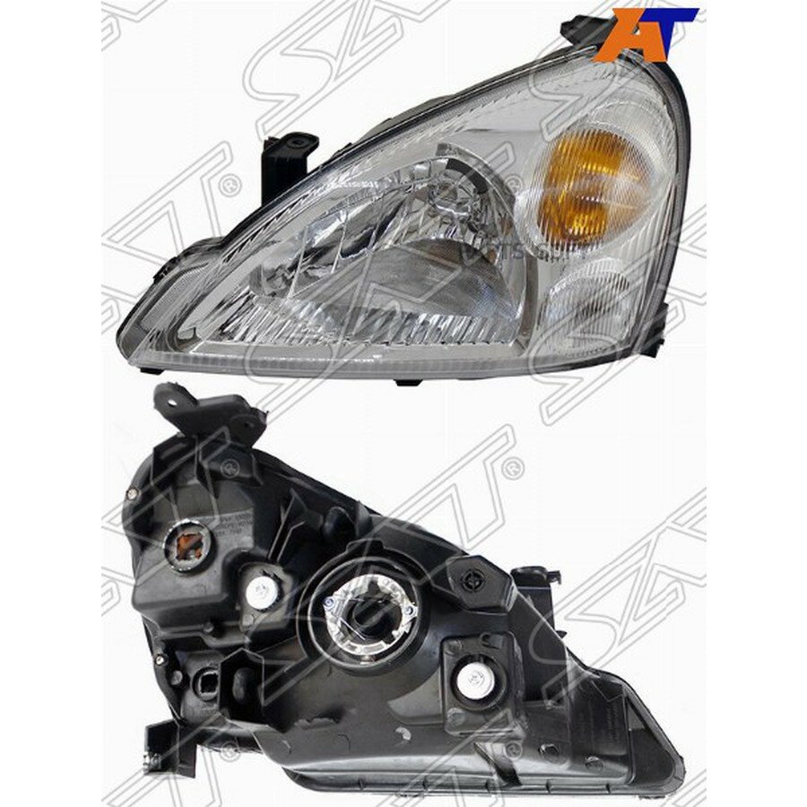 Фара Suzuki Aerio 03-07 / Liana 04-07 (Слева/ Галоген/ Ручная регулировка) от официального дистрибьютора, SAT, артикул ST2181127L