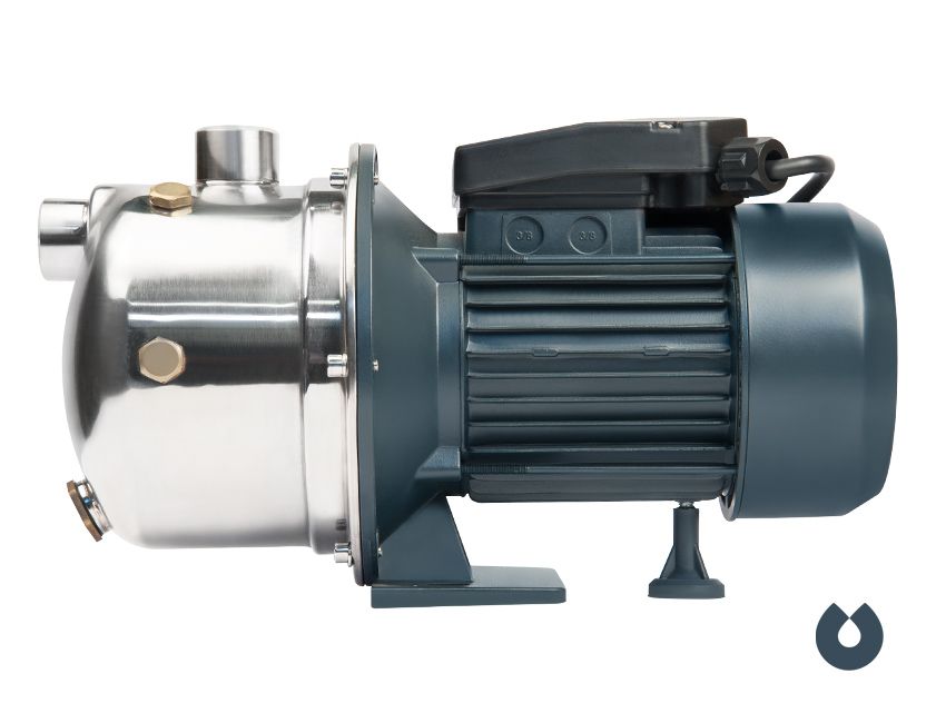 Насос поверхностный ECO JS 100 ,1050 Вт Hmax-40м, Qmax-55 л/мин корпус нерж. сталь
