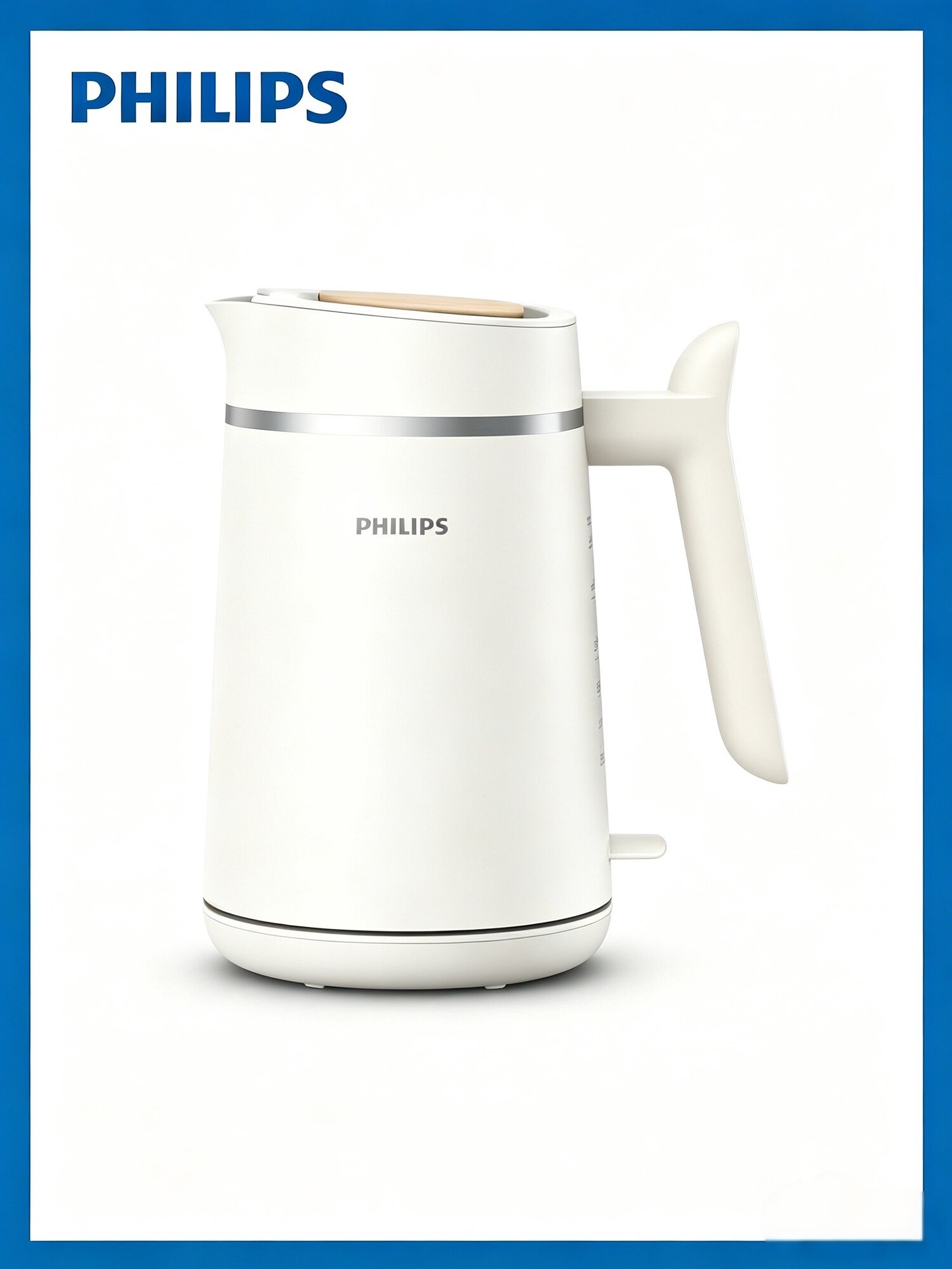 Электрический чайник Philips HD9365/10 эко‑серия, объем 1,7 л, мощность 2200 Вт, матовый корпус, подсветка выключателя