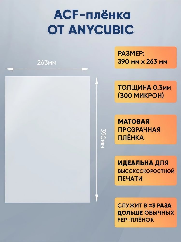Подходит для аксессуаров светодиодного (DLP/LCD) 3D принтера ANYCUBIC (Zongwei Lifang) / защитная пленка от царапин, защитная пленка для экрана.