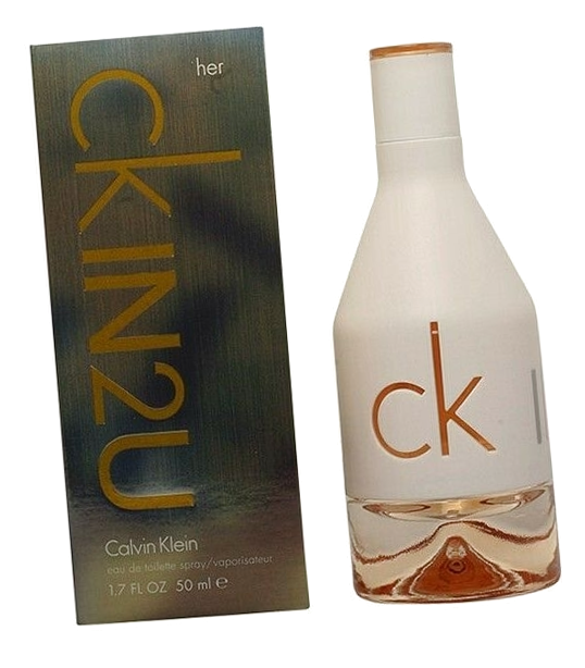 Духи Calvin Klein Ck In2u Her 50 мл - Кельвин Кляйн Ин2Ю туалетная вода для женщин