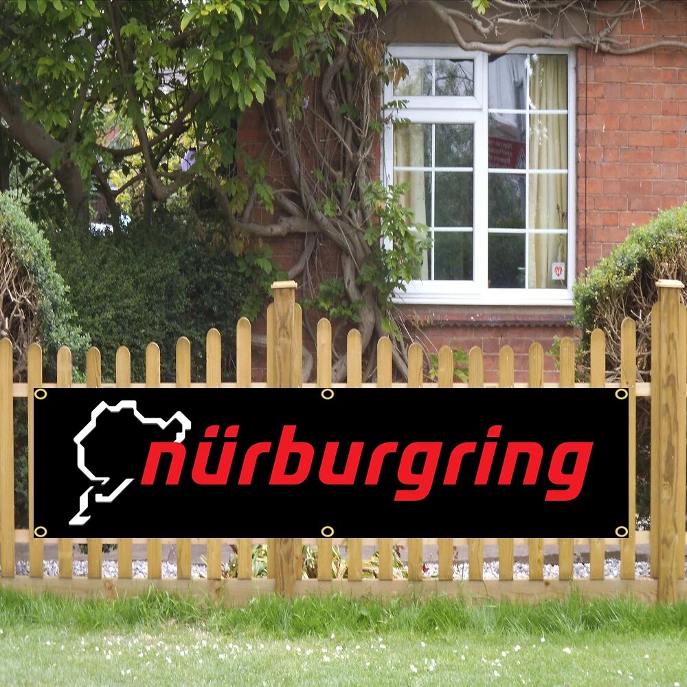 Полиэстер Nurburgrings Баннер 60x240 см 90 x 360cm, 6 Holes