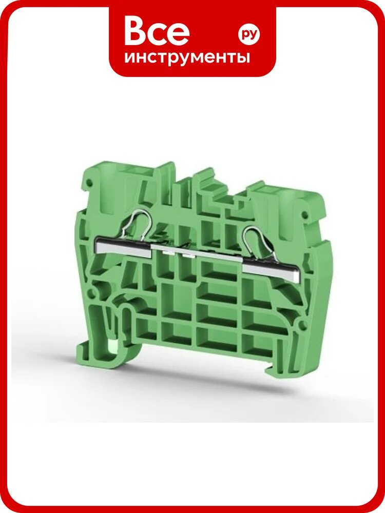 Пружинный клеммник Klemsan быстрозажимной (Push in), 4 мм. кв. (зеленый); PYK4 (RP) 80 шт. 0.0.0.3.307112RP