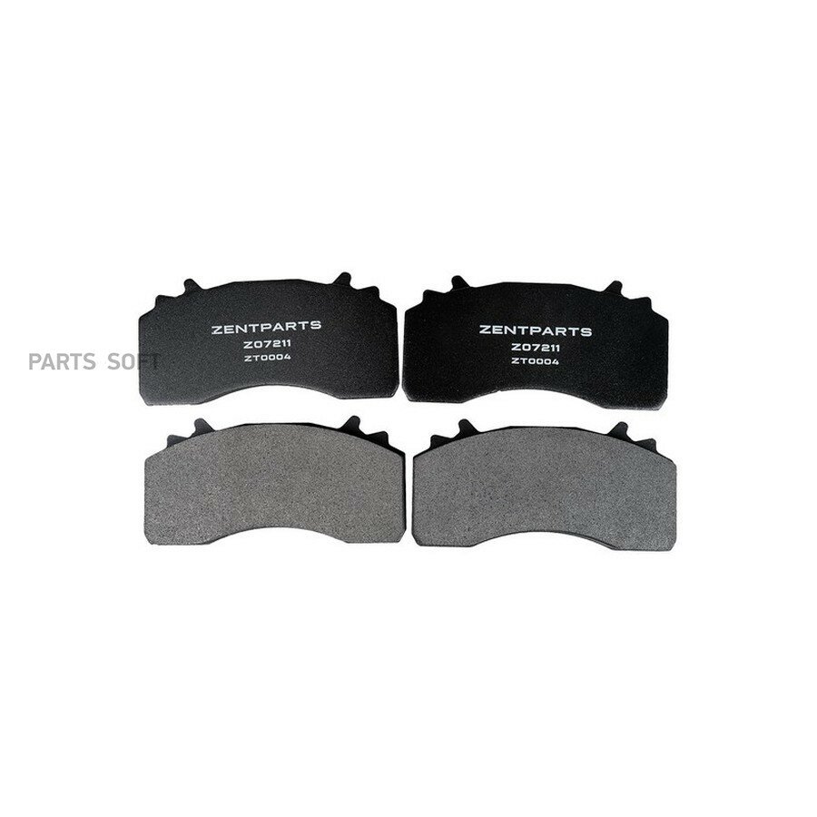 ZENTPARTS Z07211 колодки тормозные дисковые! 29279 с р/к 22.5'\ MAN TGX/TGS