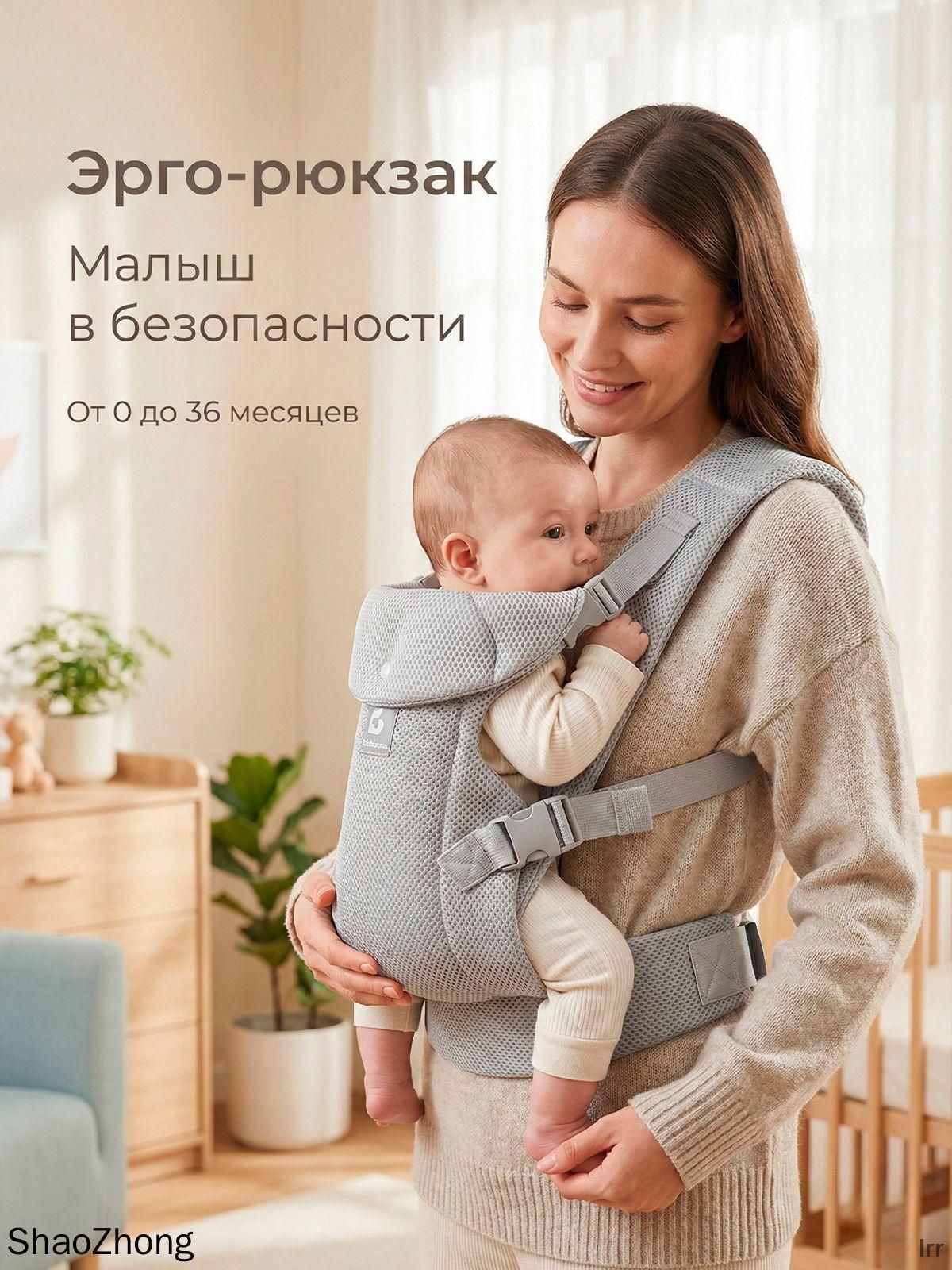 Эргорюкзак для новорожденных кенгуру переноска слинг