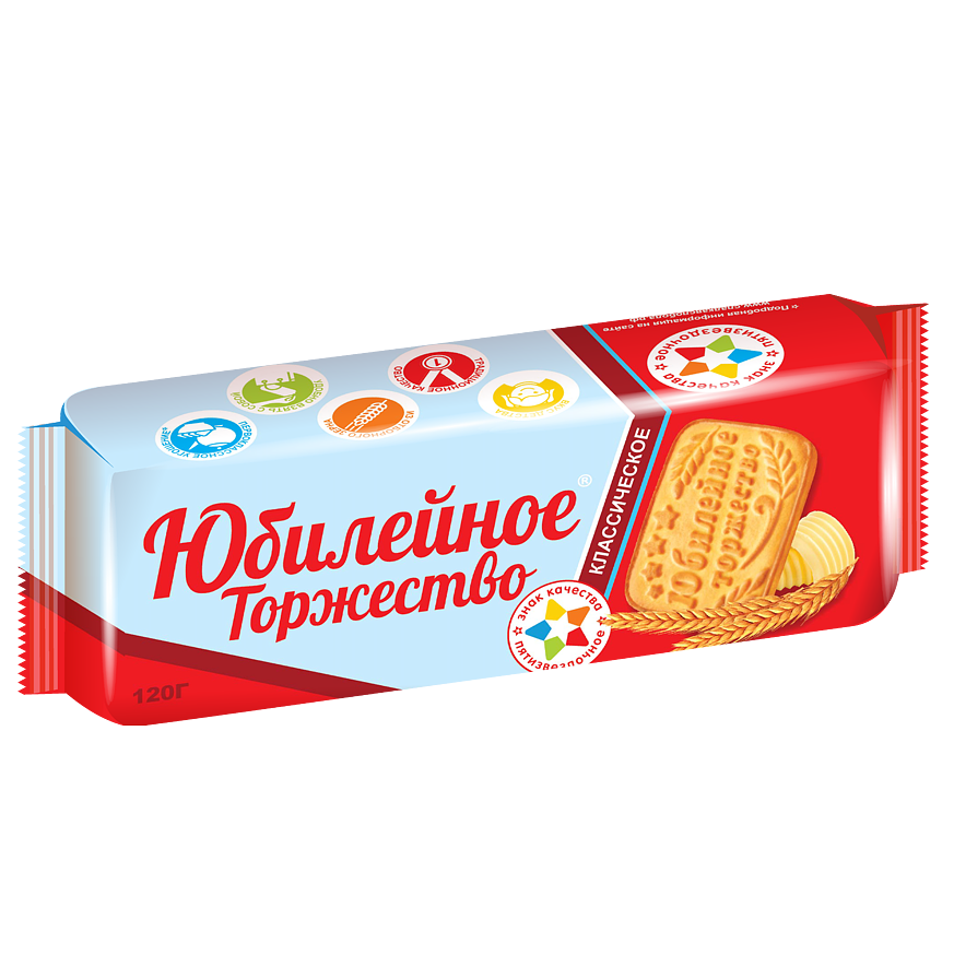 Упаковка из 42 штук Печенье Сладкая Слобода Юбилейное торжество для детского питания 120г