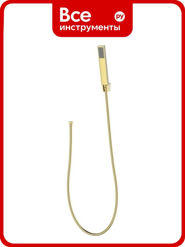 Ручной душ со шлангом и держателем BelBagno Luce LUC-DFS-ORO
