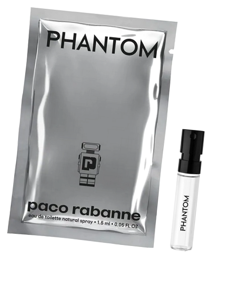 Мужская туалетная вода Пако Рабан Фантом 1.5 мл пробник - Paco Rabanne Phantom сэмпл аромата