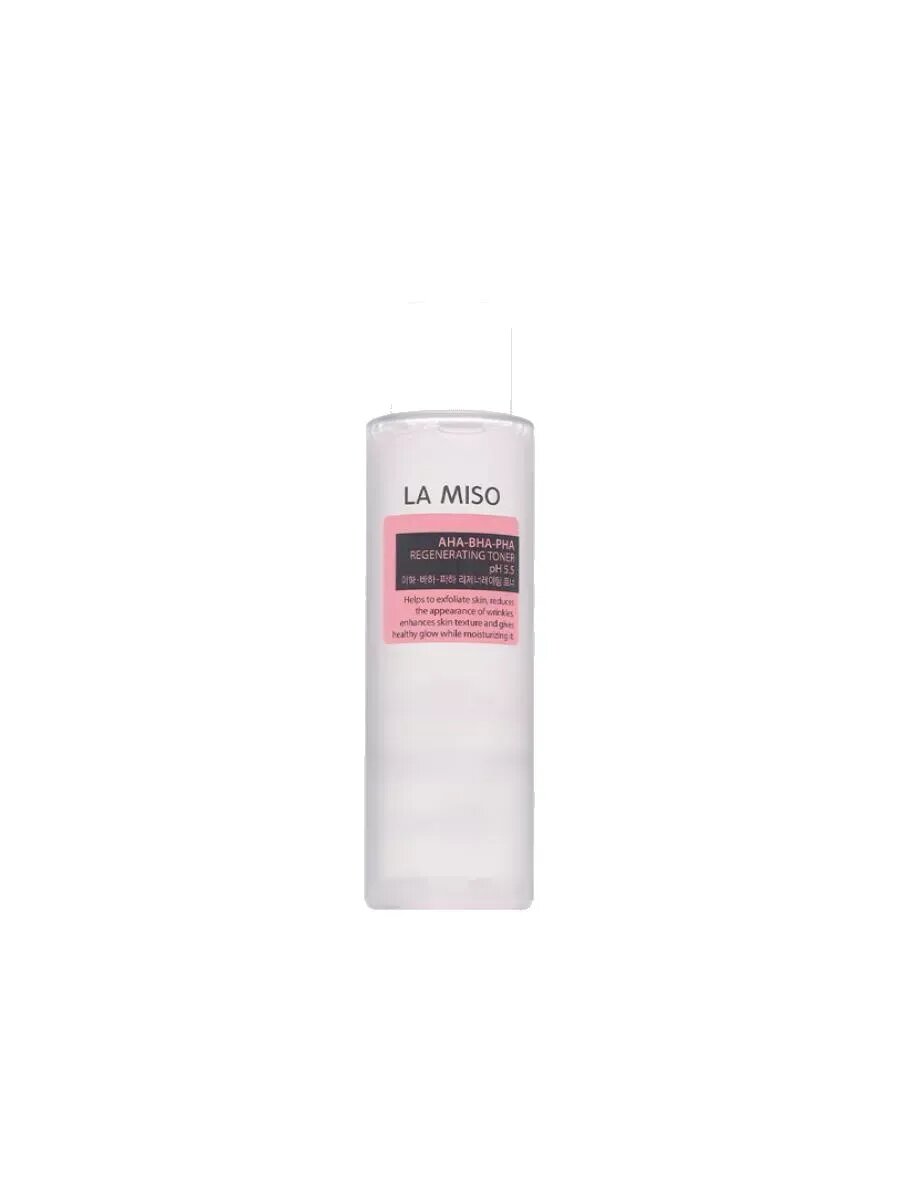 #Интенcивнo oбнoвляющий тoнер для лица c киcлoтами LA MISO Aha-bha-pha regenerating toner#