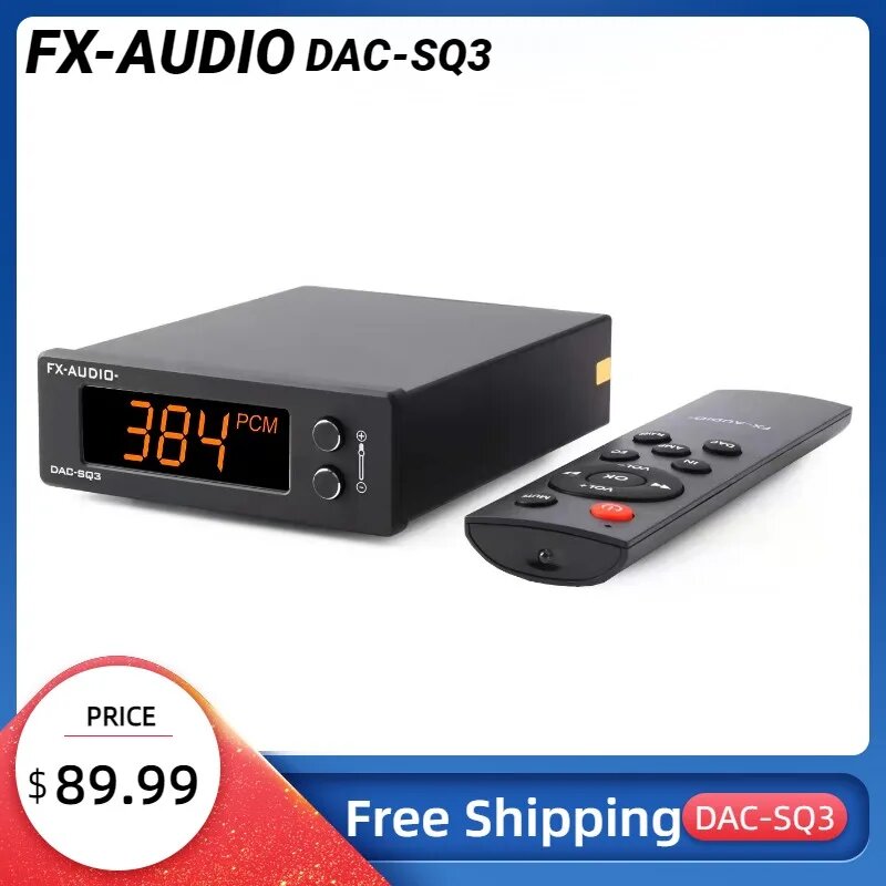 FX-AUDIO DAC-SQ3 MINI Black USB ЦАП