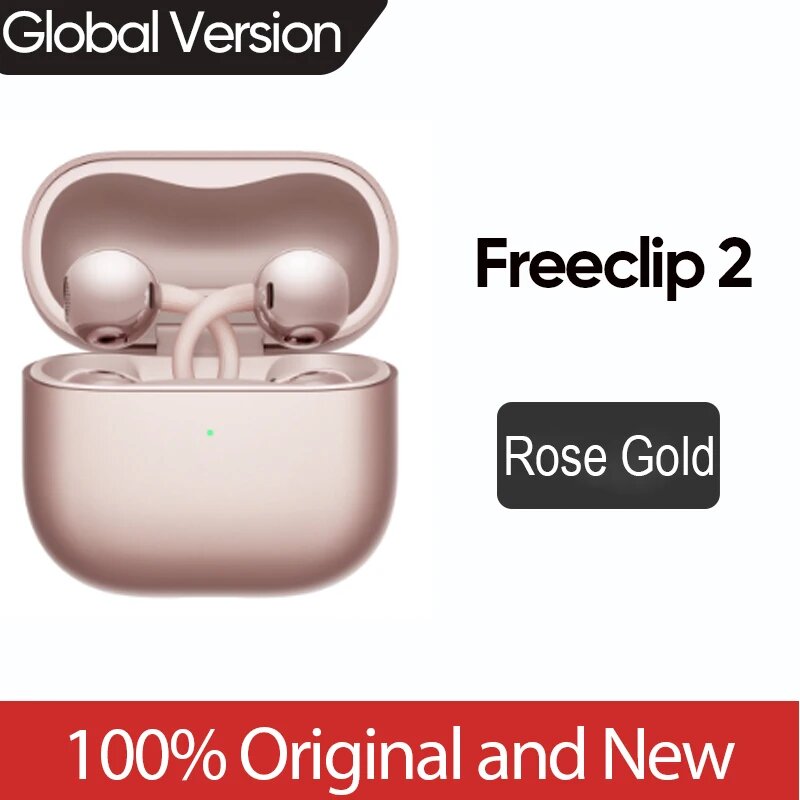 Huawei Freeclip 2 Беспроводные наушники Белый, Gold