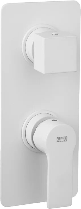 Встраиваемый смеситель для душа и ванны Remer Energy EY92KBBO белый матовый