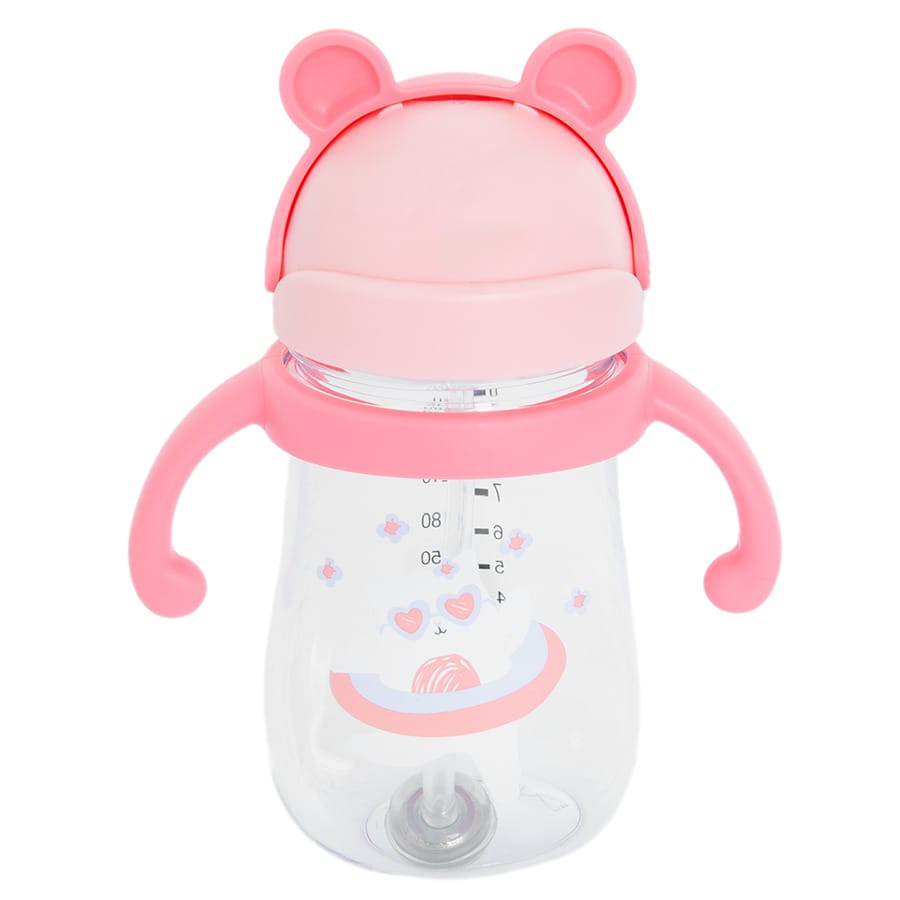 Поильник Smiki Very Bunny котик, розовый, 280 мл