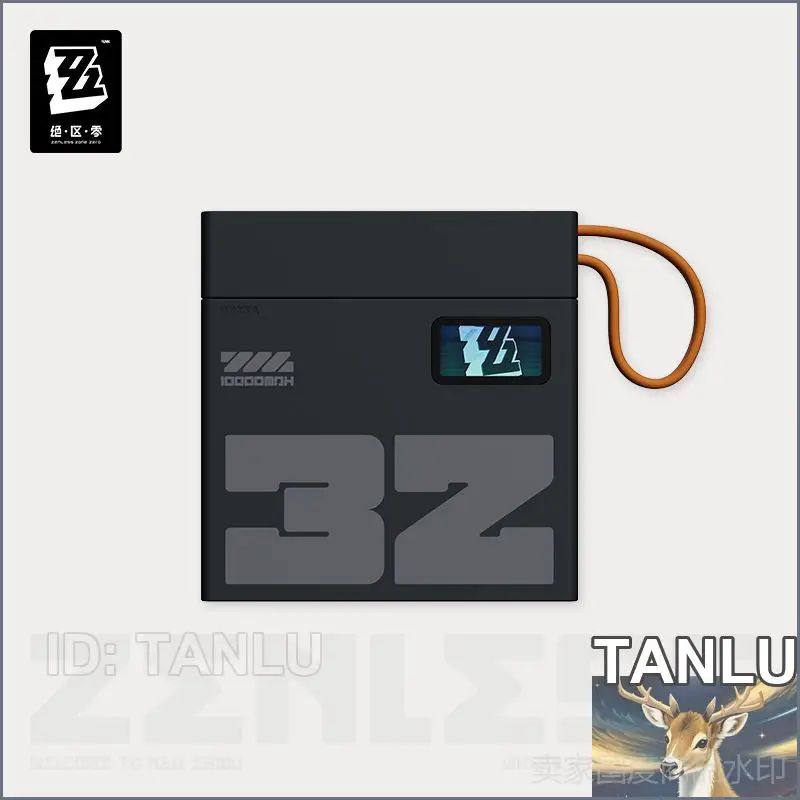 Zenless Zone Zero - павербанк 10000mAh built-in cable fast charging module with digital display - Black Pre-sale, expected to arrive in warehouse by end of May