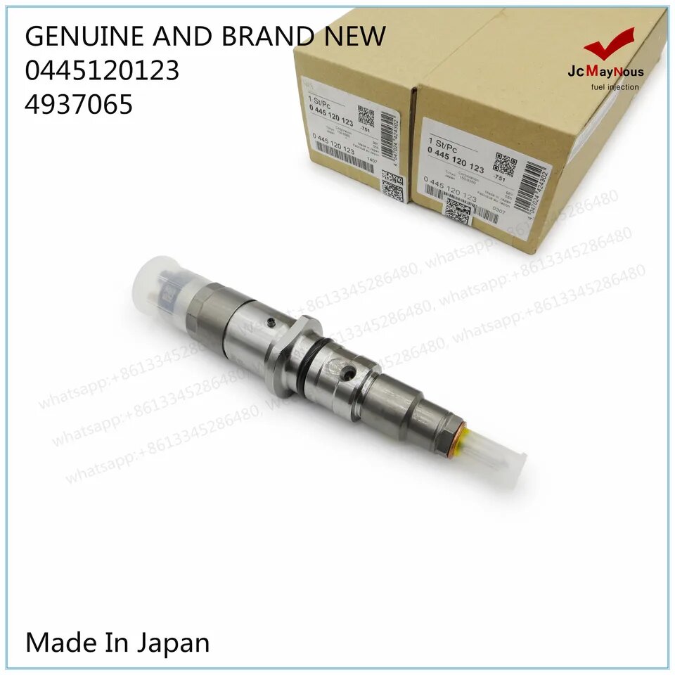 Топливная форсунка Common Rail 0445120123 4937065 для двигателя Cummins ISDe