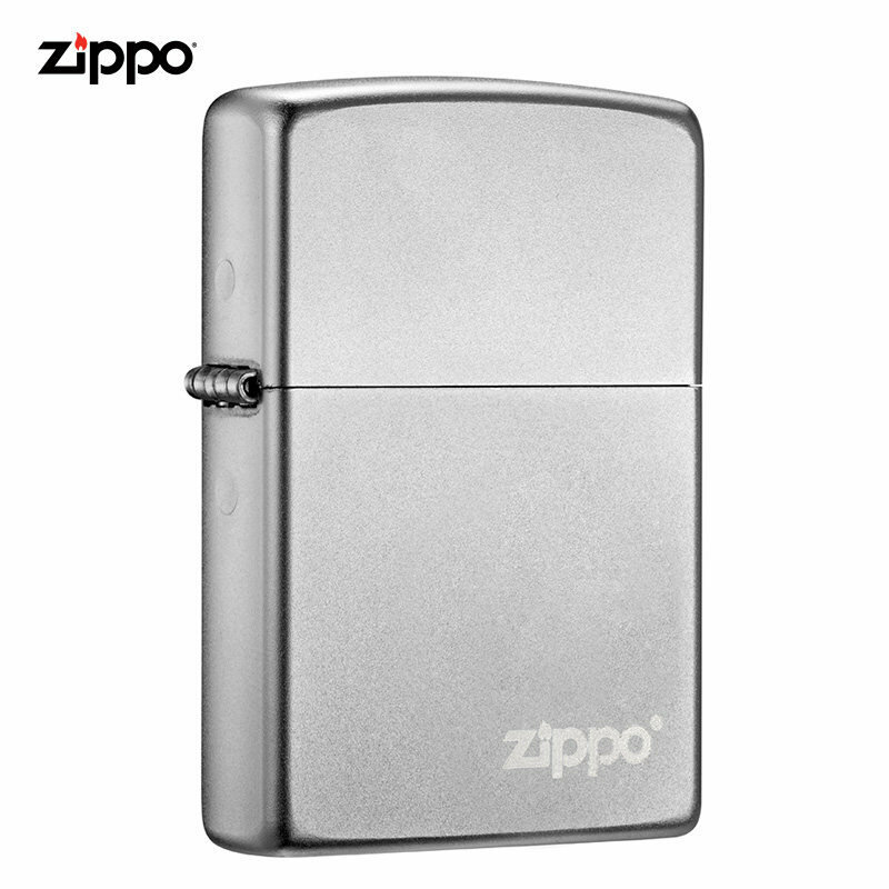 Оригинальная подлинная Zippo Satin 205ZL, ветрозащитная керосиновая зажигалка Zippo, креативный подарок для парня